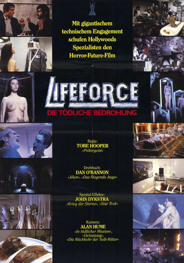 Movie posters from Lifeforce - Tobe Hooper (1985) - page #1