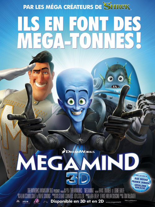 Movie posters from Megamind - Tom McGrath (2010) - page #1