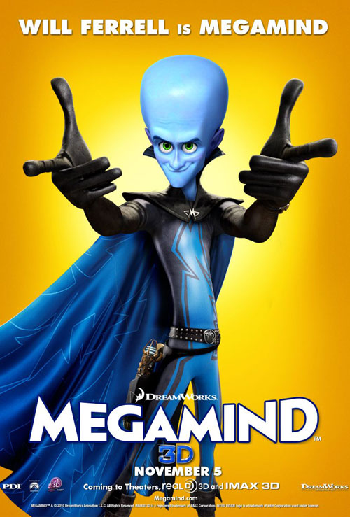 Movie posters from Megamind - Tom McGrath (2010) - page #1