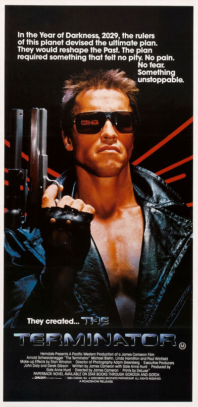 Affiches de cinéma de Terminator de James Cameron (1984) - page 1
